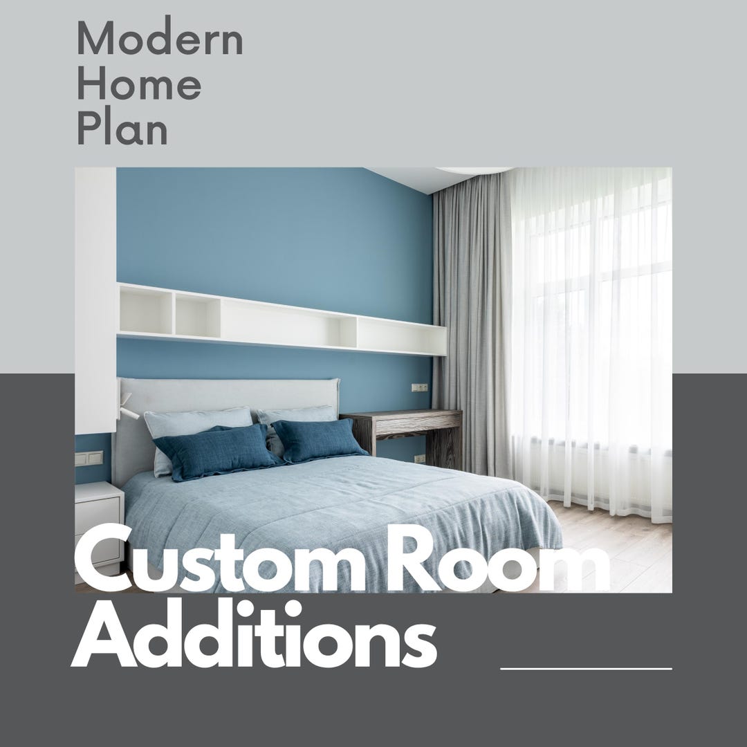 Modern Home Plan With Custom Room Additions | Expandable House Design ...