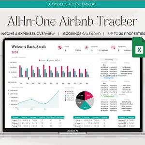 Advanced Airbnb Dashboard & Income Tracker With Exclusive Bookings ...