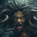 Gorgon's Lair: Medusa's Haunting Beauty in the Depths of the Earth - Etsy