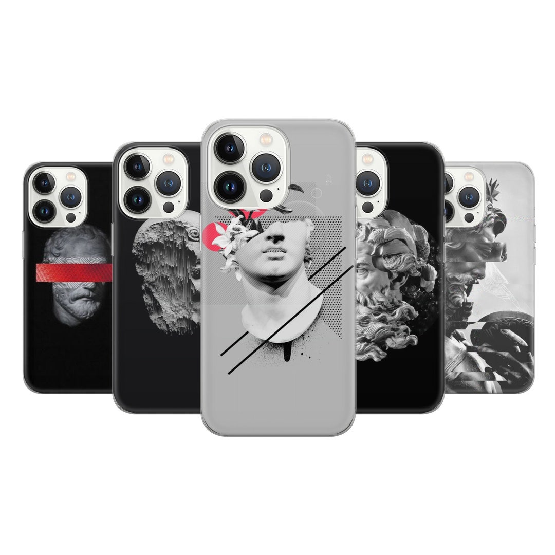 Ancient Greek Phone Case Sculpture Art Cover Fit for iPhone 14 Pro, 13 ...