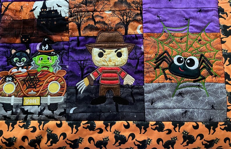 Halloween Quilt - Etsy