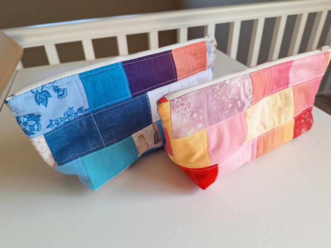 Scrappy Zipper Pouch - Etsy