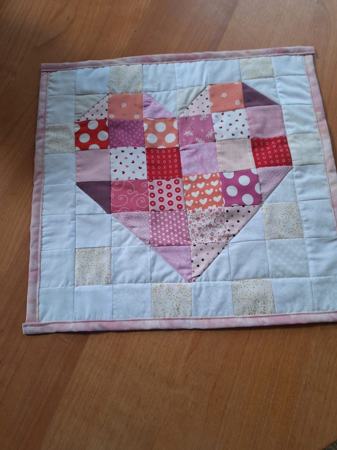 Scrappy Heart Mini Quilt - Etsy