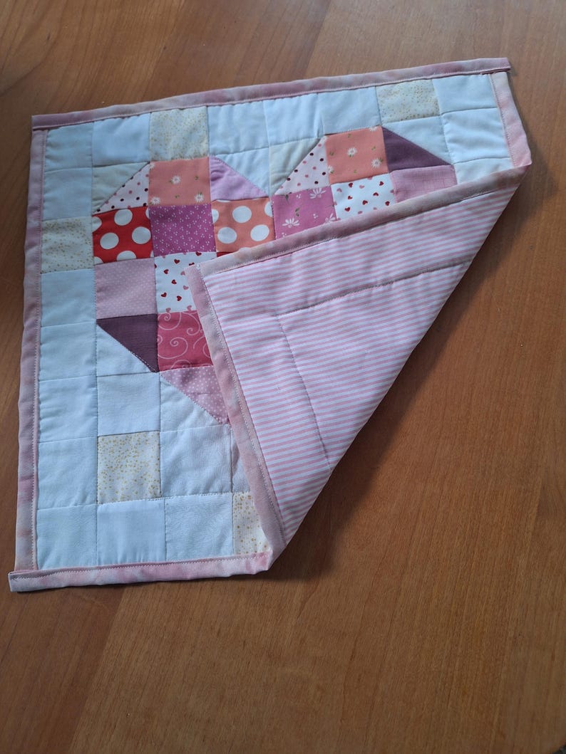 Scrappy Heart Mini Quilt - Etsy