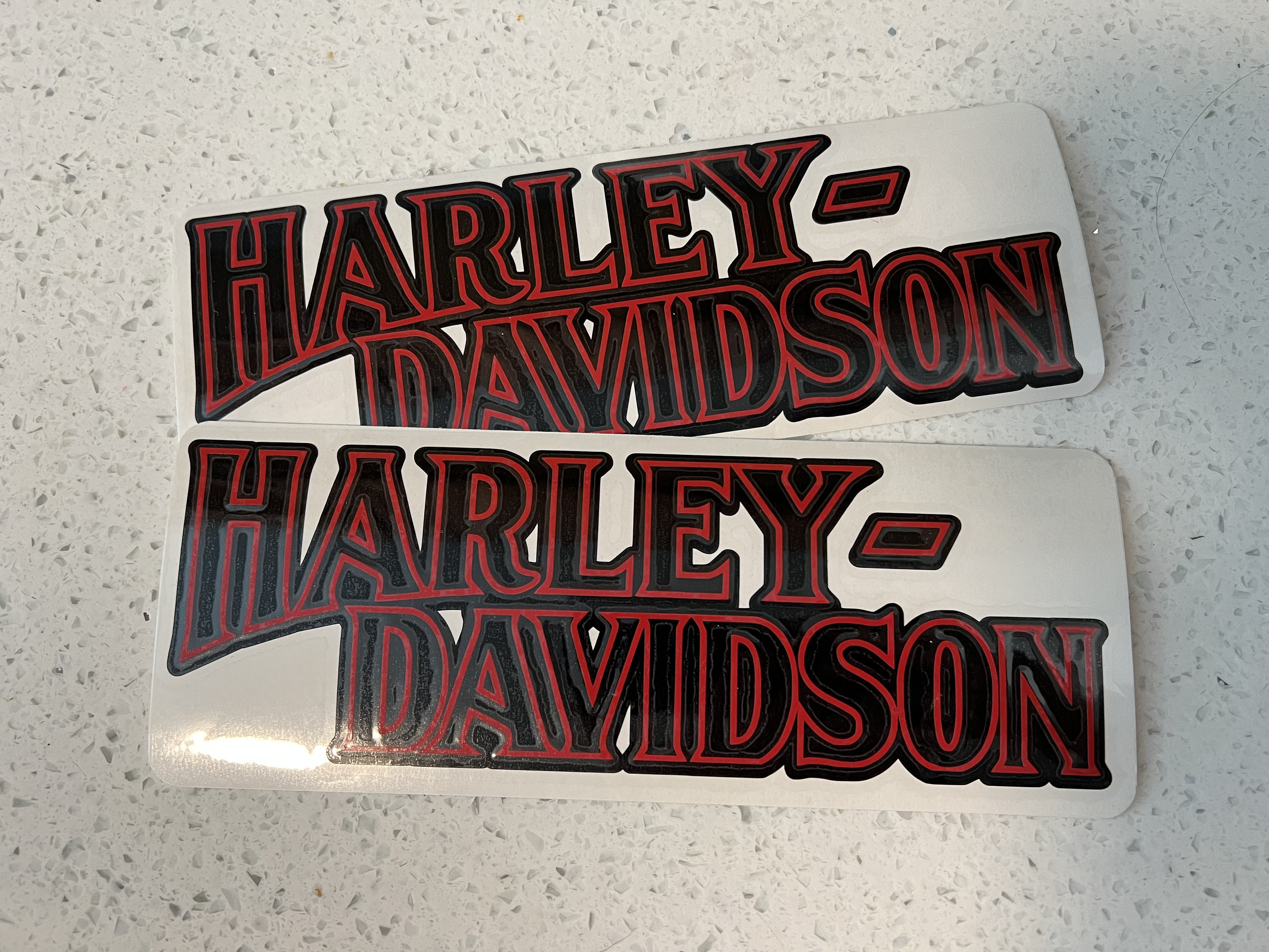 Harley Davidson Tank Decal Sticker Logo 2 Tone Decal 55 - Etsy Canada