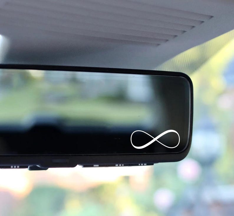 Infinity Mini Decal – Timeless Symbol Sticker, Eternal Love Vinyl, Car ...