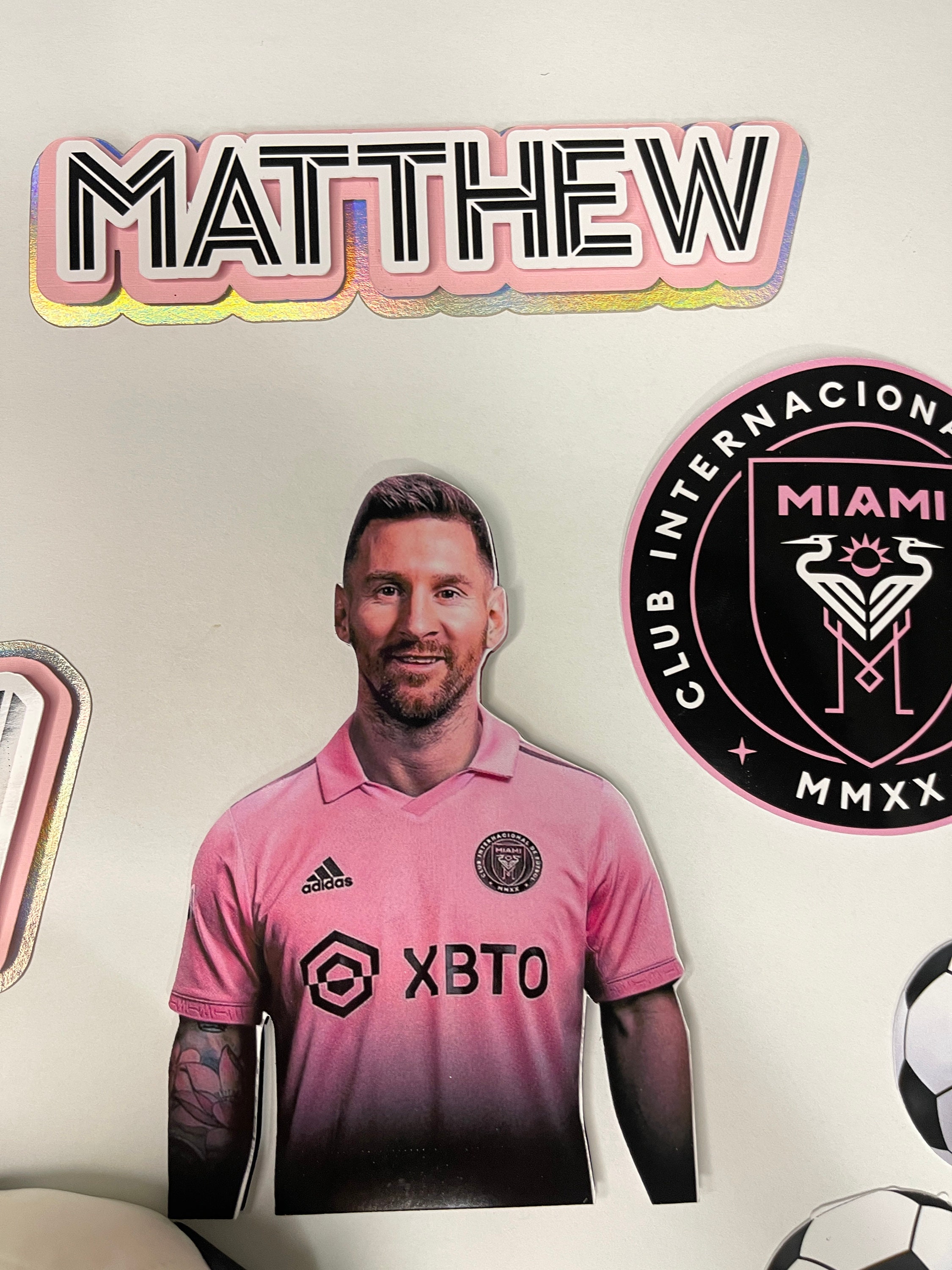 Cake Topper Messi Inter Topper for Football Cake Decoration - Etsy