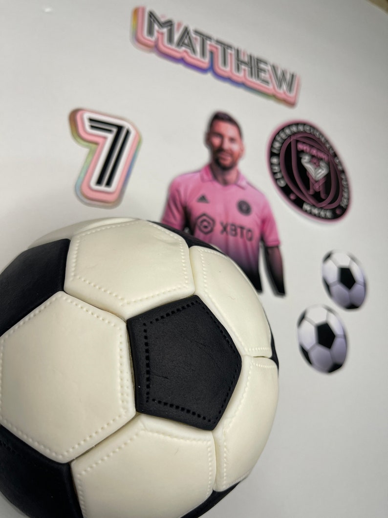 Cake Topper Messi Inter Topper for Football Cake Decoration - Etsy