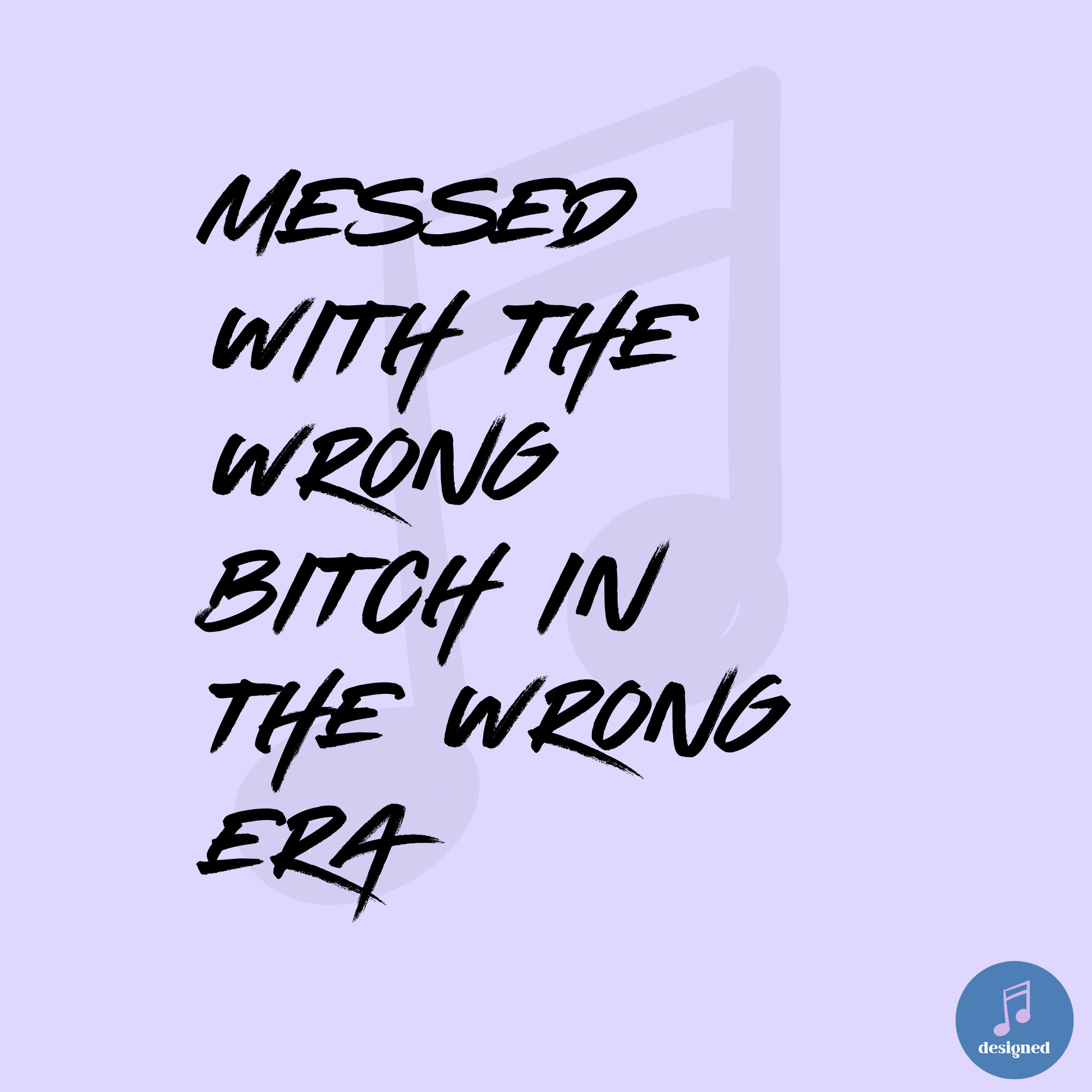 Messed With the Wrong Bitch in the Wrong Era Soft Style Tee Chinchilla ...