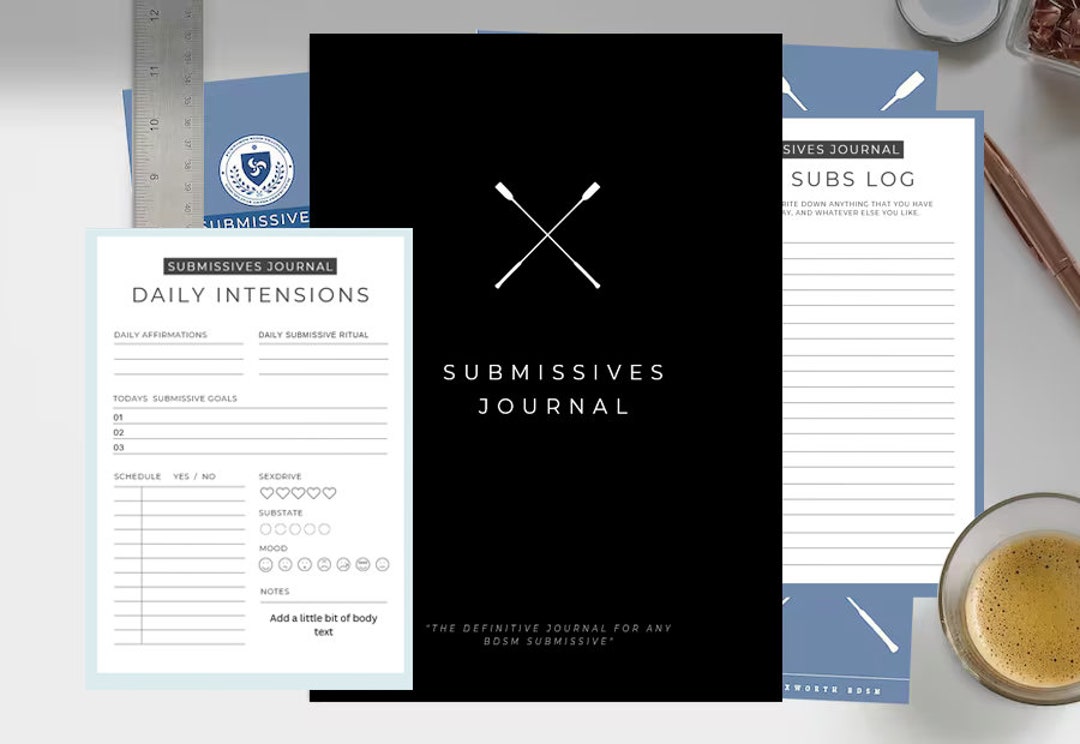 Kink Sub Journal edit Online or Print - Etsy