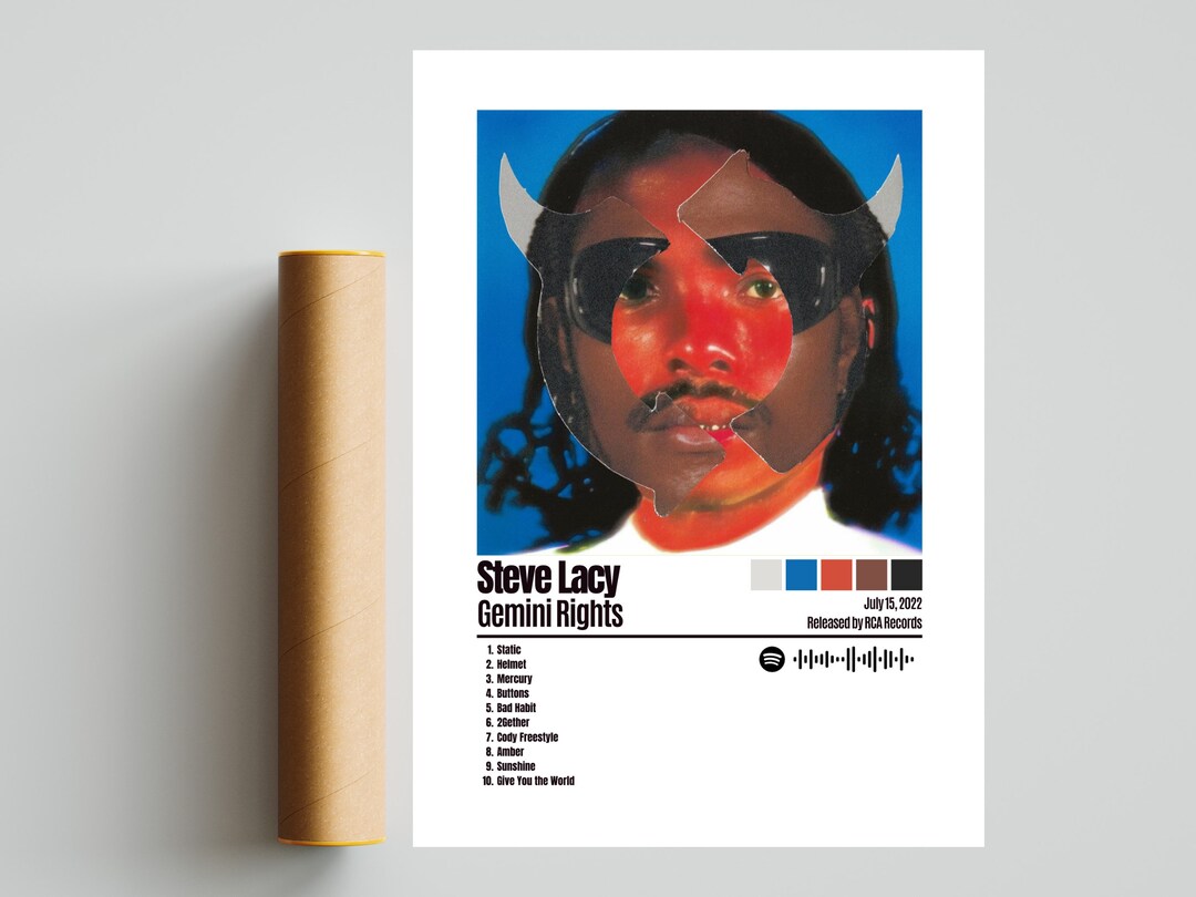 Steve Lacy Poster Gemini Rights Poster Album Cover Poster / Poster ...