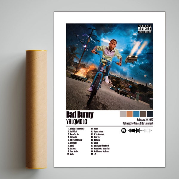 Bad Bunny Poster - Etsy