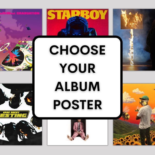 Album Cover Posters - Etsy