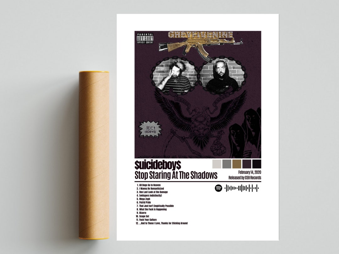 Suicideboys Poster Stop Staring at the Shadows Poster Album Cover ...