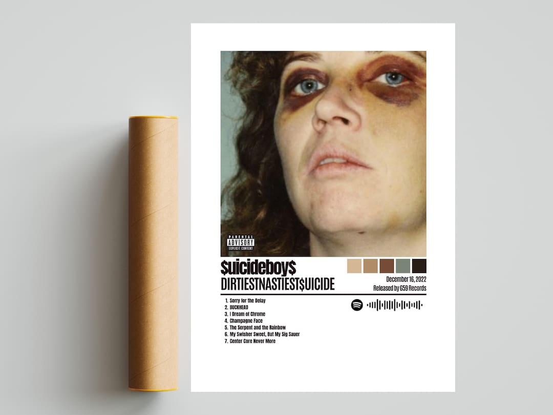 Suicideboys Poster DIRTIESTNASTIESTSUICIDE Poster Album Cover Poster ...