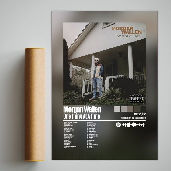Morgan Wallen Wall Album Print - Etsy