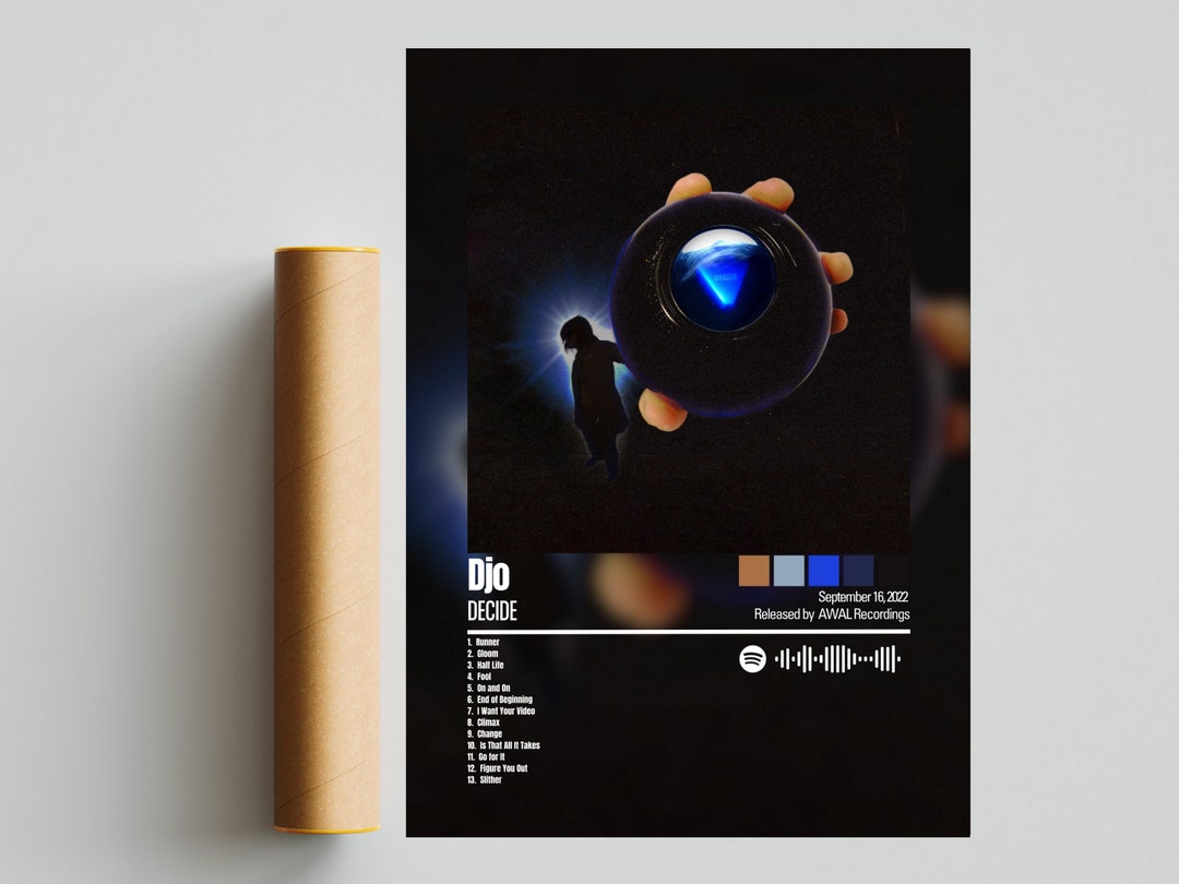 Djo Poster DECIDE Poster Album Cover Poster / Poster Print Wandkunst ...