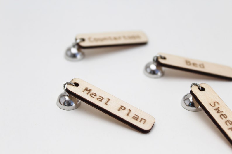 Tidy Tags- Magnetic Task Tags for Calendar (compatible With a Magnetic ...