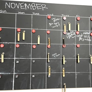 Tidy Tags- Magnetic Task Tags for Calendar (compatible With Magnetic ...