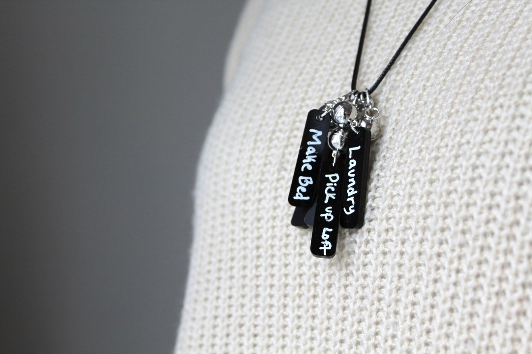 Tidy Tags- Write on Acrylic (silver Magnet) - Compatible With Magnetic ...