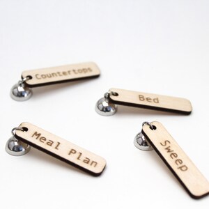 Tidy Tags- Magnetic Task Tags for Calendar (compatible With Magnetic ...