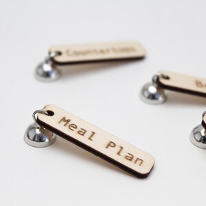 Tidy Tags- Magnetic Task Tags for Calendar (compatible With Magnetic ...