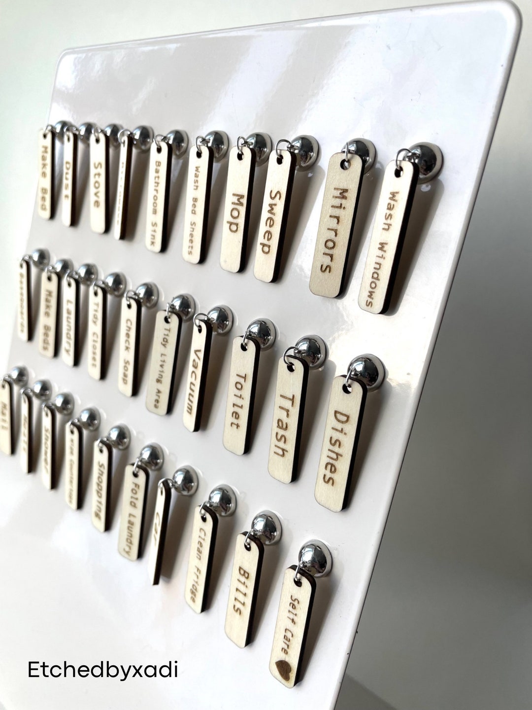 Starter Bundle- Magnetic Task Tags for Calendar *compatible With ...