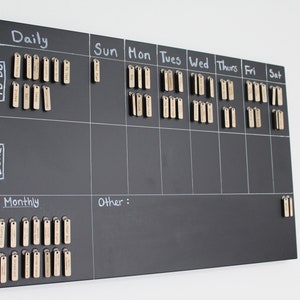 Tidy Tags- Magnetic Task Tags for Calendar (compatible With Magnetic ...