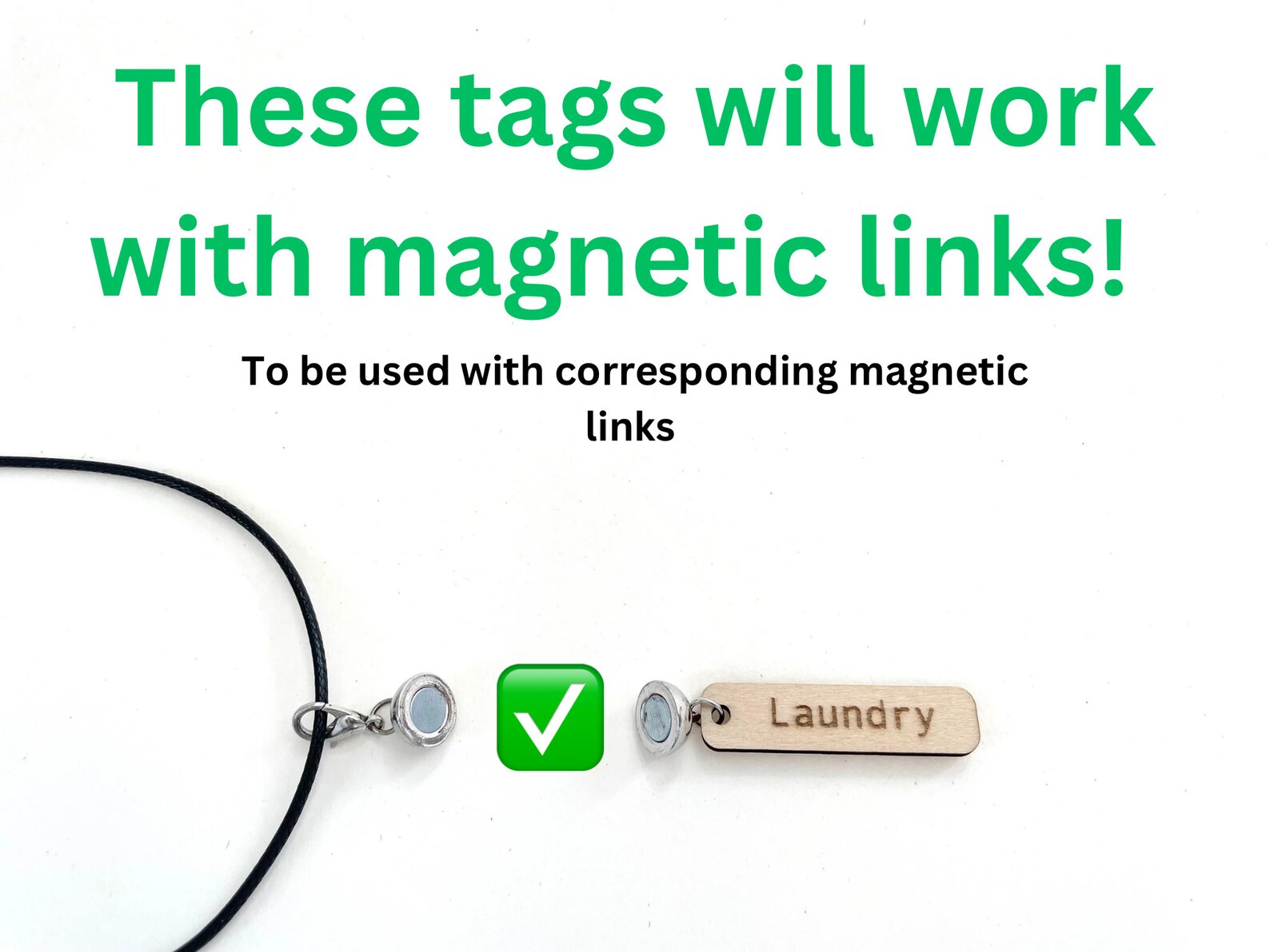 Tidy Tags- Magnetic Task Tags for Calendar (compatible With Magnetic ...