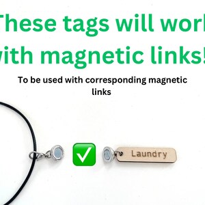 Tidy Tags- Magnetic Task Tags for Calendar (compatible With Magnetic ...