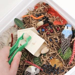 Bird's Nest Sensory Bin | Kids Activity Box | Sensory Play | Toddler ...