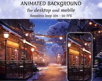 4K Animated Background for Streamers, Twitch Overlay, Vtuber Background ...