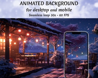 4K Animated Background for Streamers, Twitch Overlay, Vtuber Background ...