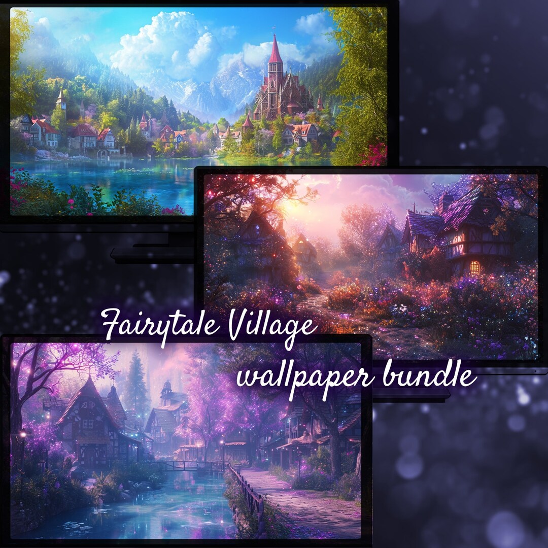 Fairytale Background, Enchanted Magic Fairy Desktop Background, RPG ...