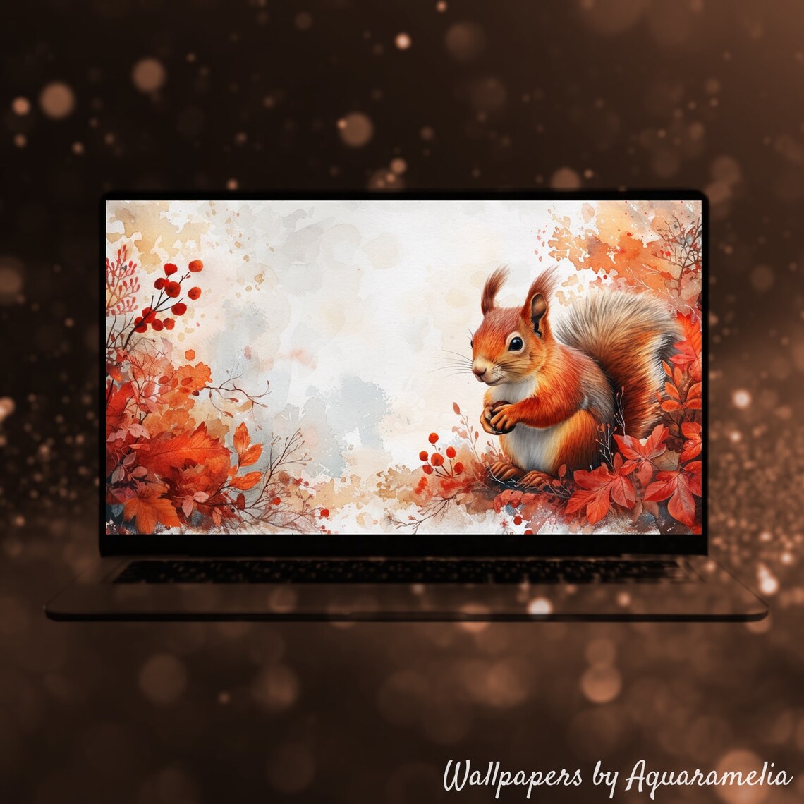 Cute Squirrel Animal Desktop Wallpaper, Cute Pet Wallpaper, Valentines ...