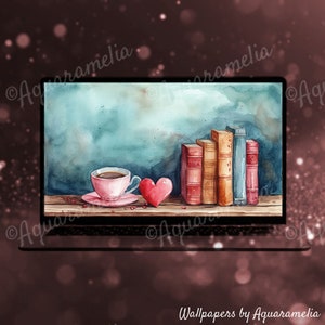 Cute Books Desktop Background, Book Reading Desktop Wallpapers ...