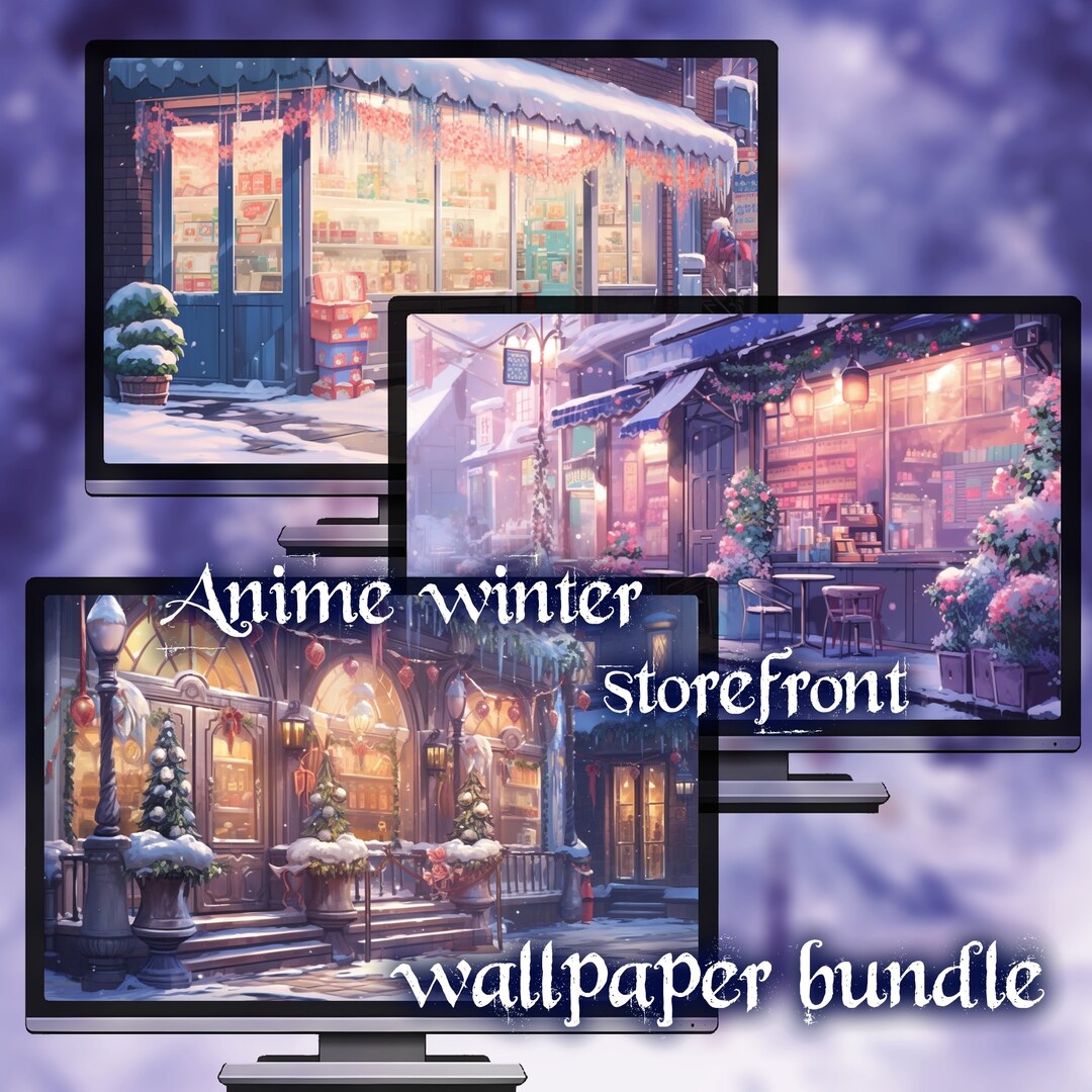 Winter Storefront, Christmas Background, Christmas Wallpaper for ...