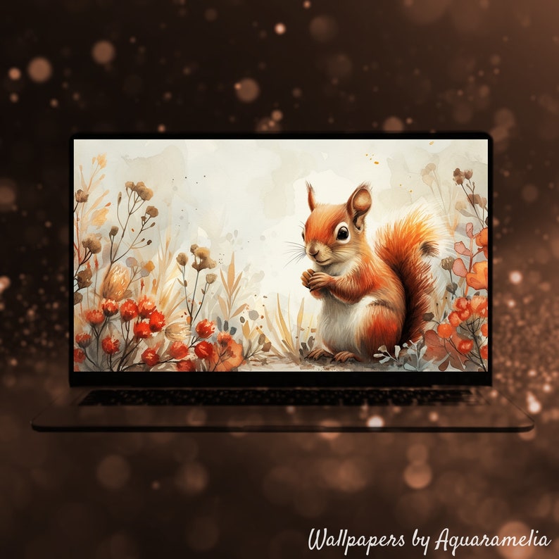 Cute Squirrel Animal Desktop Wallpaper, Cute Pet Wallpaper, Valentines ...