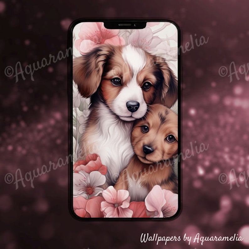 Animal Love Cute Phone Background, Cute Animals Lock Screen Wallpaper ...