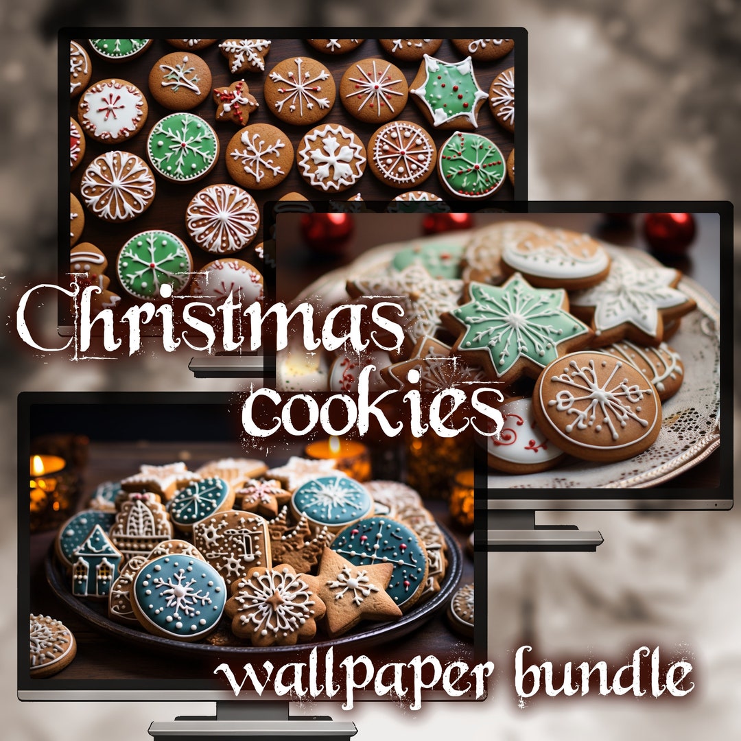 Christmas Cookies, Winter Background, Christmas Wallpaper for Desktop ...