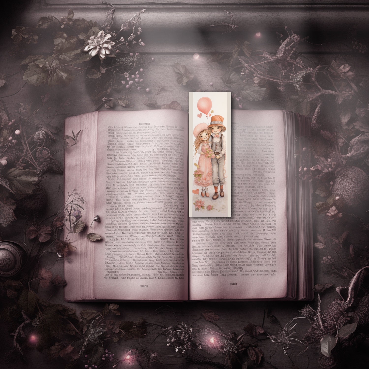 Printable Bookmark Set, Digital Bookmarks, Instant Download, Love ...