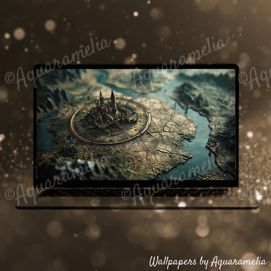 Game Map Background, Medieval Fantasy Desktop Background, Fantasy ...