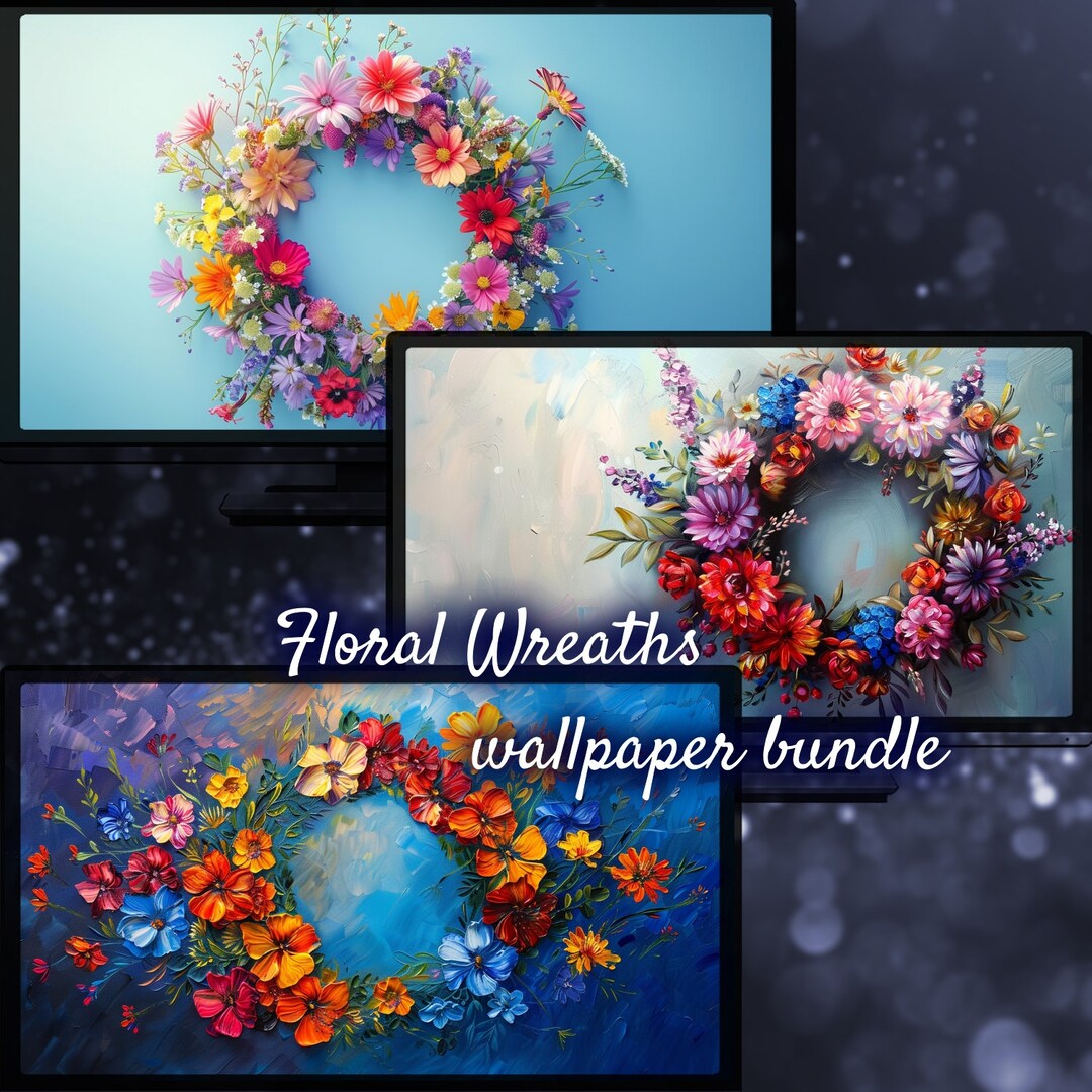 Spring Wreaths Desktop Background, Beautiful Nature Photography ...