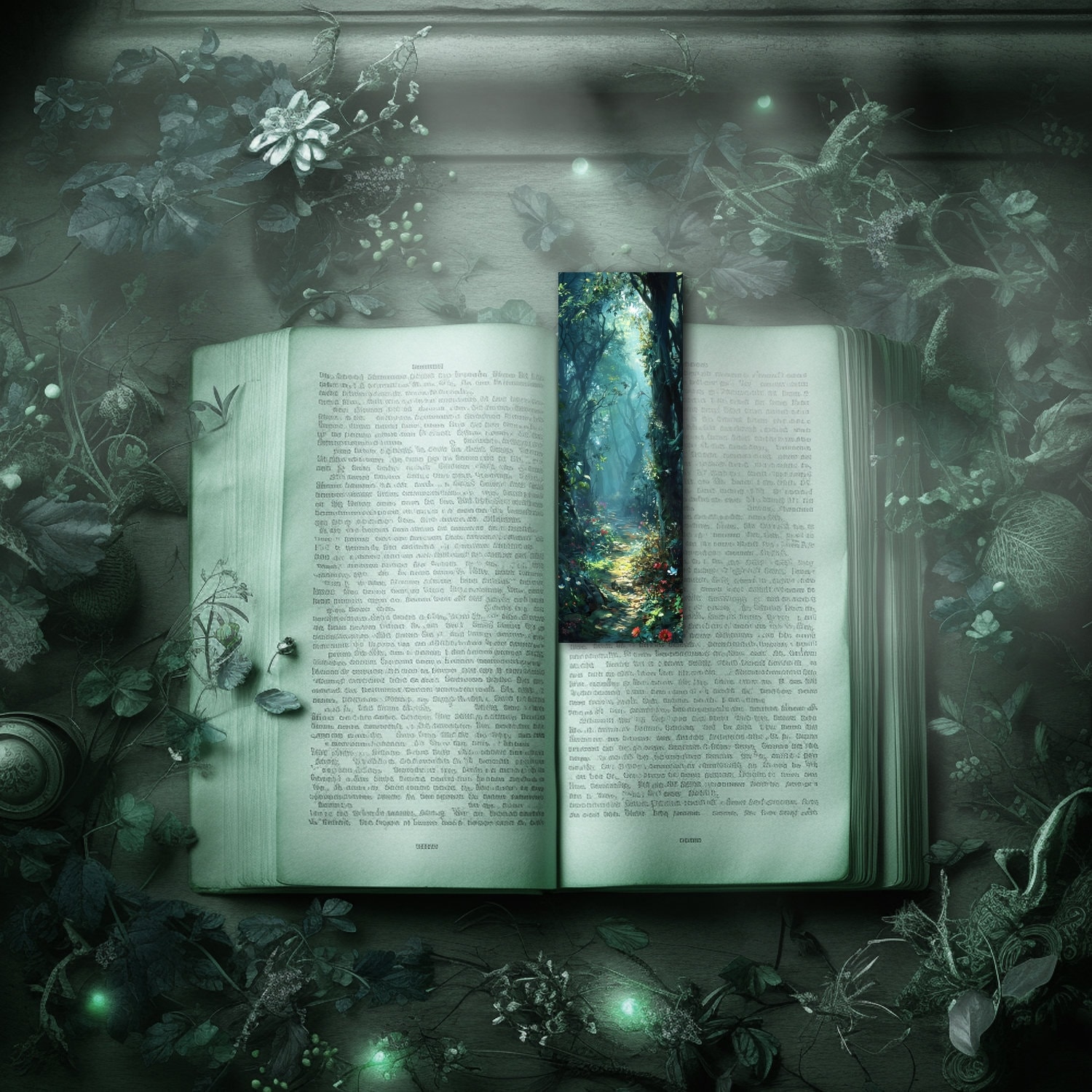 Printable Bookmark Set, Digital Bookmarks, Instant Download, Nature ...