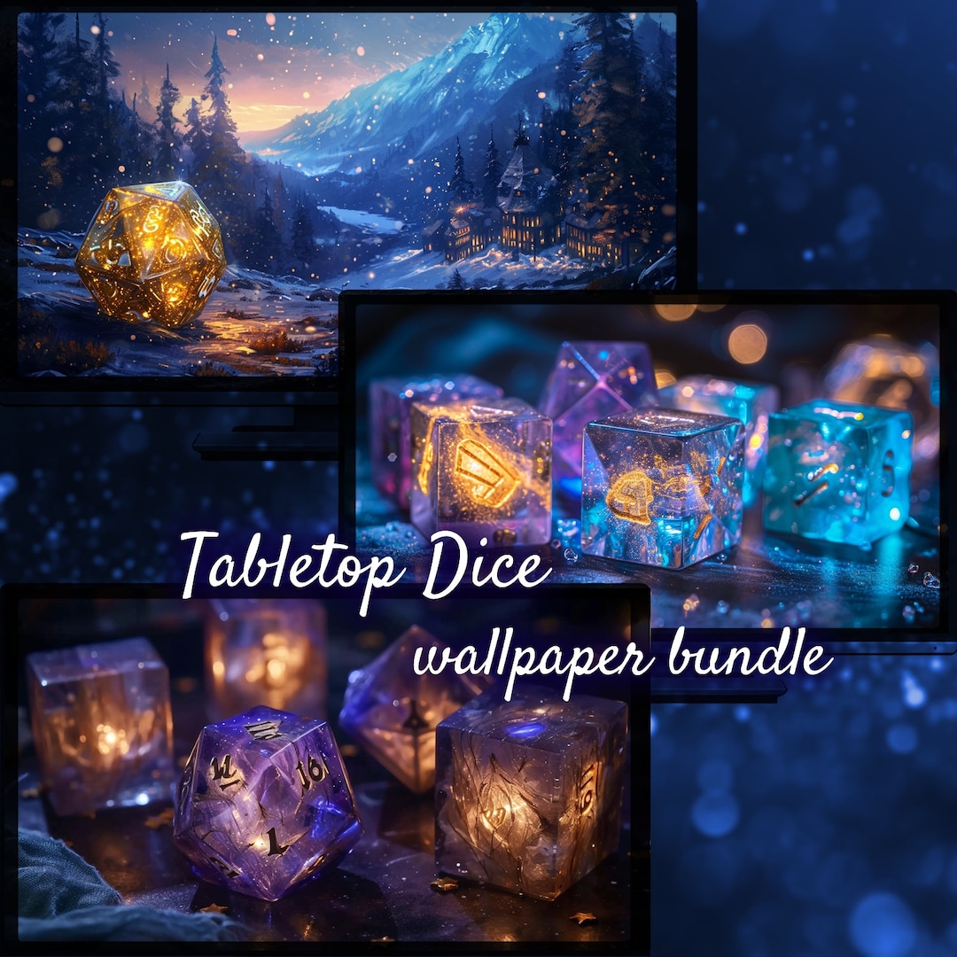 Dnd Dice, Fantasy Desktop Wallpapers, Tabletop RPG Fantasy Wallpaper ...