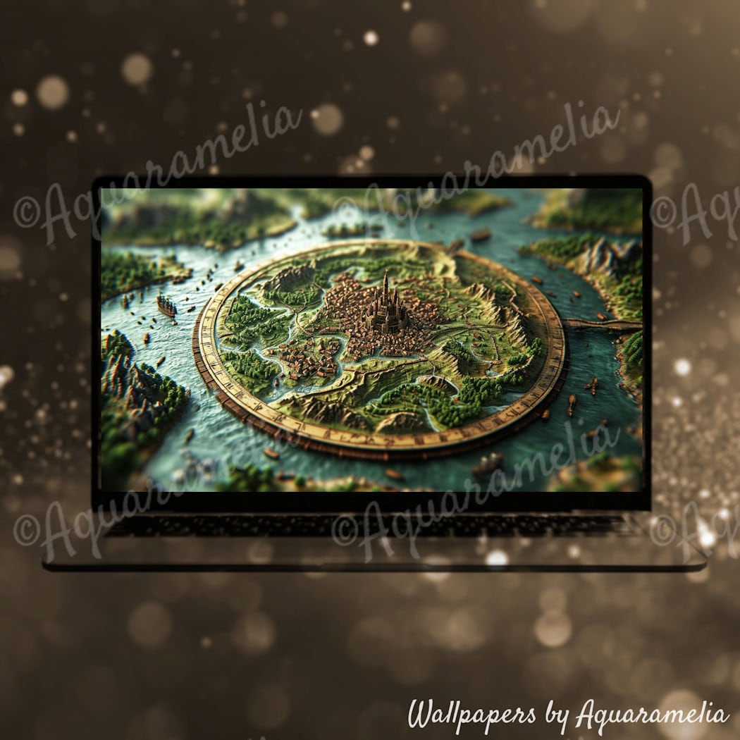 Game Map Background, Medieval Fantasy Desktop Background, Fantasy ...
