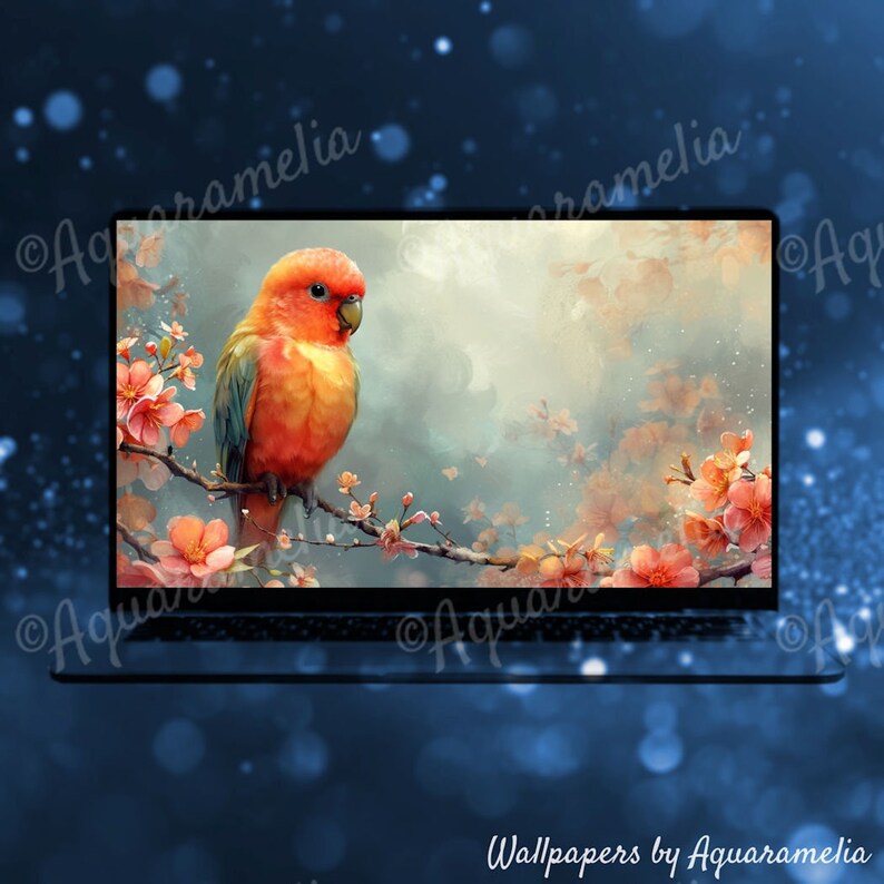 Parrots Cute Animal Desktop Wallpaper, Cute Parrot Wallpaper, Mothers ...