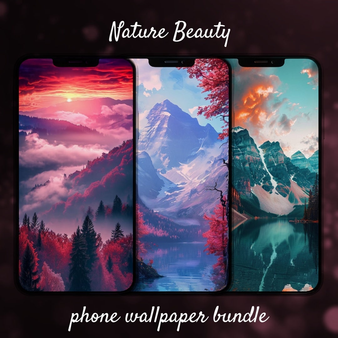 Aesthetic Nature Phone Background, Landscapes Scenery Lock Screen ...