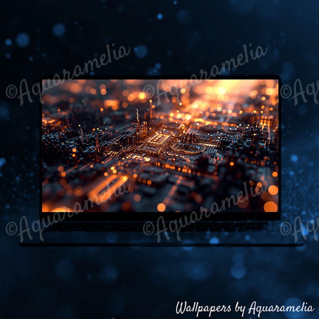 Technology Circuit Computer Background, Futuristic Desktop Background ...