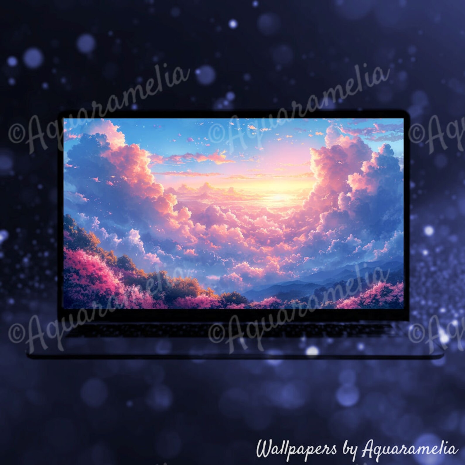 Sky Pastel Background, Colorful Sky Desktop Background, Skyscapes ...